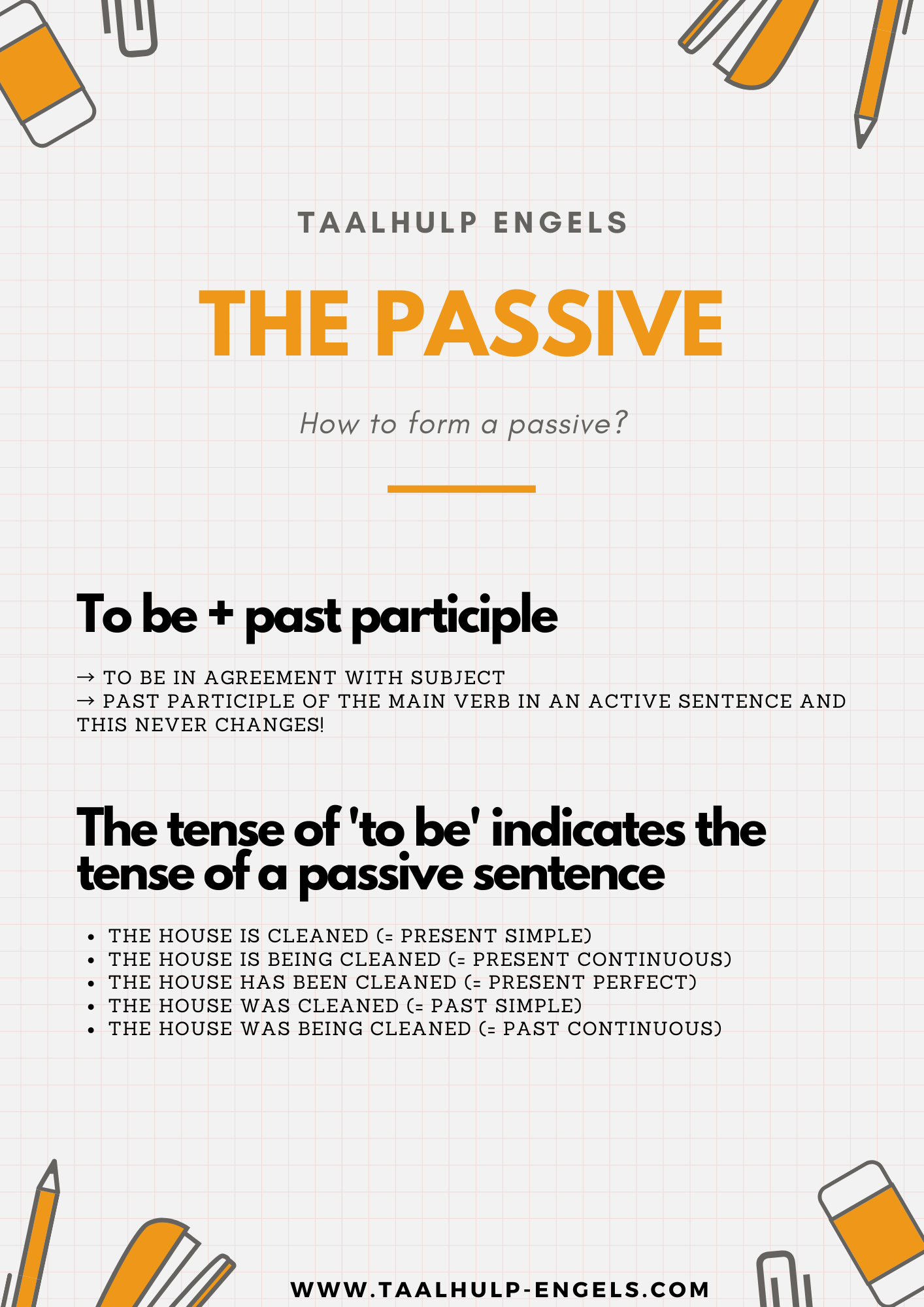 The Passive: a Complete Overview in English – Taalhulp Engels