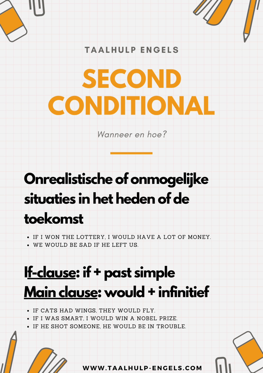 De Second Conditional – Taalhulp Engels